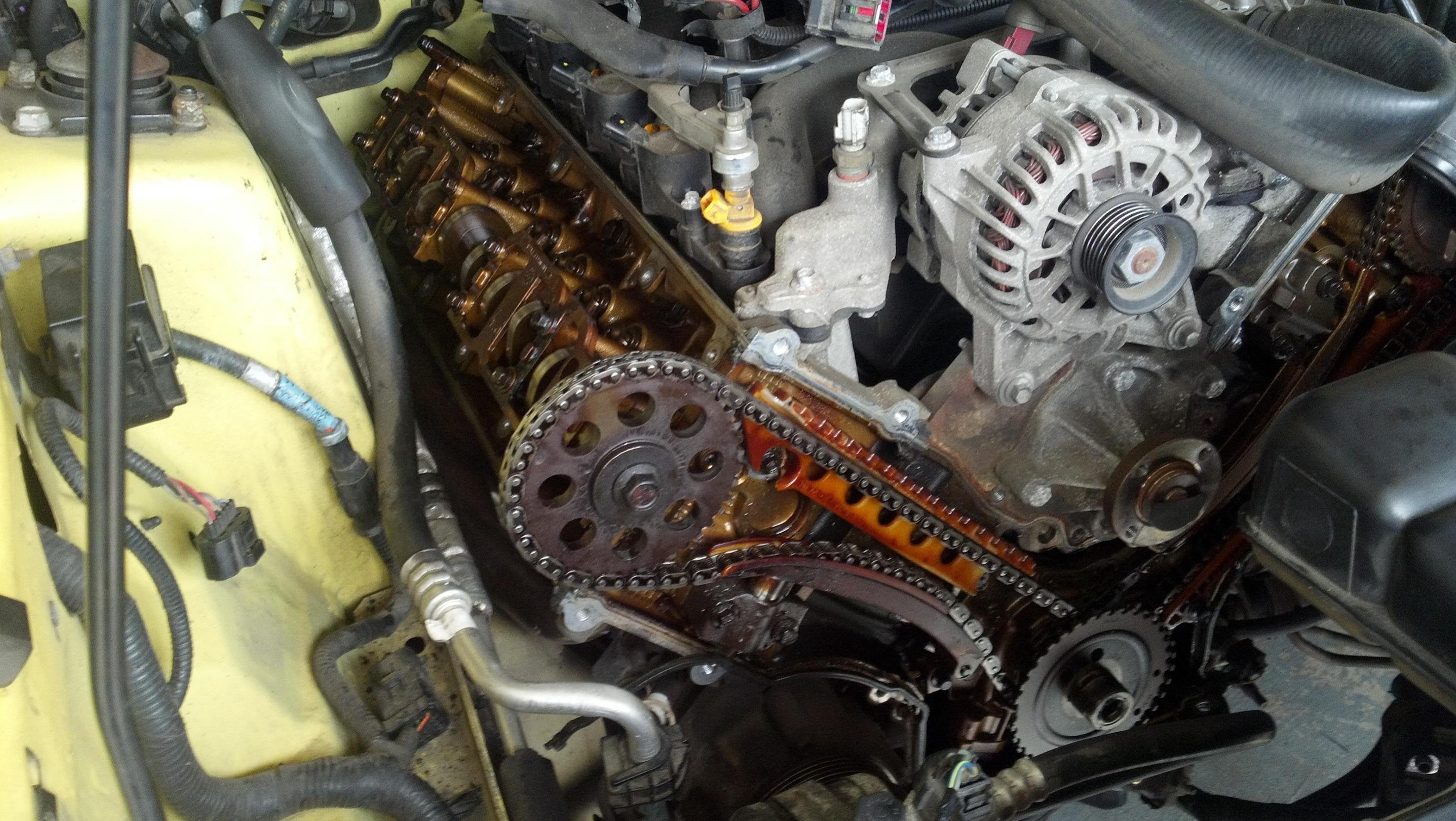 Timing Chain Guide/Tensioner Replaced | Ford Mustang Forum Timing Chain Guide/Tensioner Replaced | Ford Mustang Forum